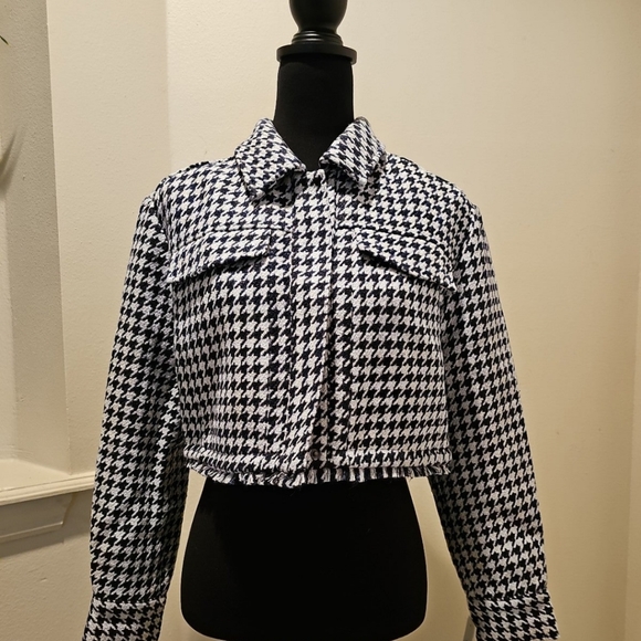 WD.NY | Jackets & Coats | Wdny Tweed Cropped Jacket M | Poshmark